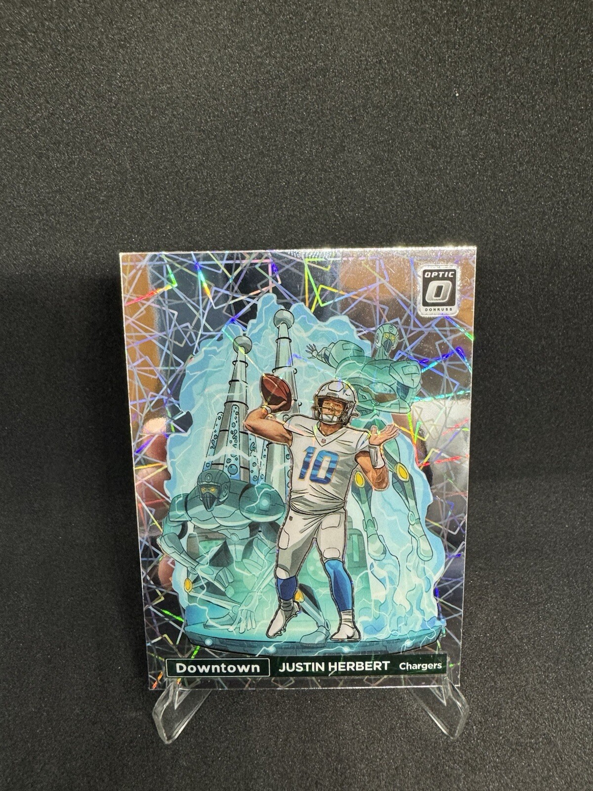 2022 Panini Donruss Optic Justin Herbert Downtown | eBay