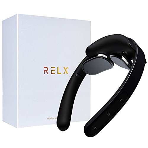 RELX relaxation device EMS heat cordless matte black RELX-NECK-BLACK | eBay