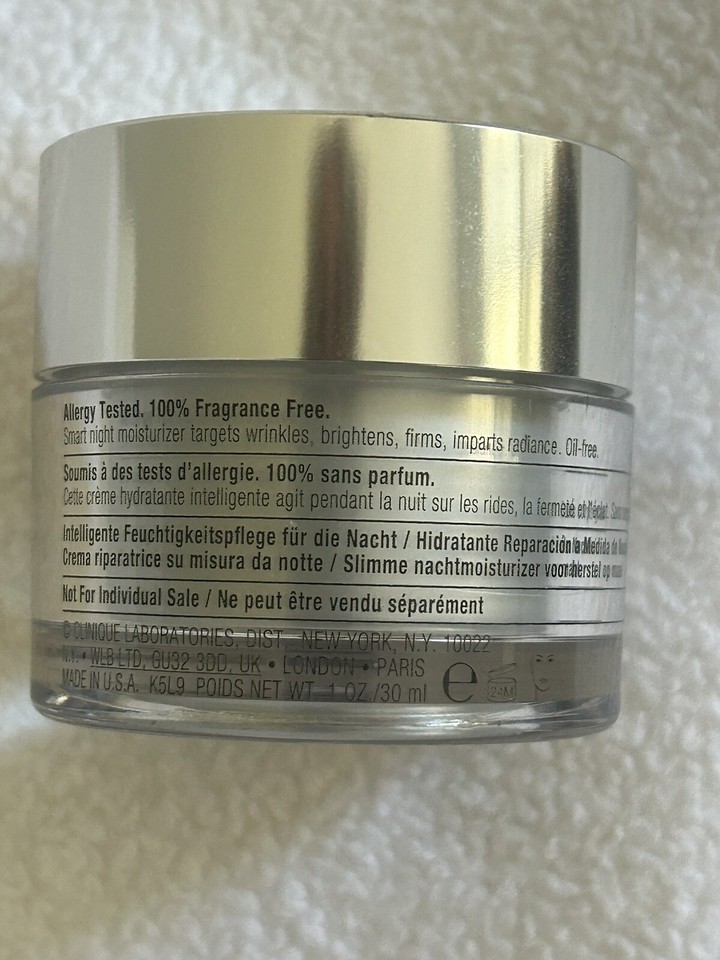 Clinique Smart Night Custom-Repair Moisturizer Dry Combination 1 oz | eBay