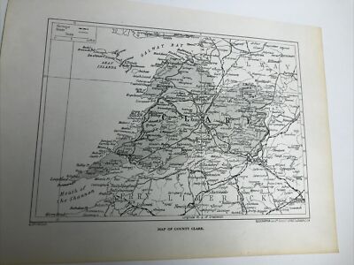 1900-Now - 1923 Map Of Ireland County