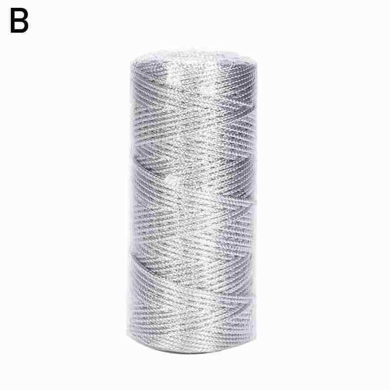 Round Lurex Cord Rope Craft / Trimmings Gold 100m BEST Silver A0 New ...