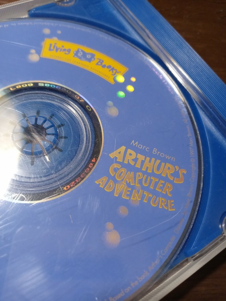 Living Books CD ROM Marc Brown Arthur's Computer Adventure Windows ...