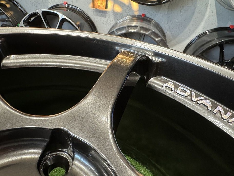 4X 18 Inch 5X114.3 Advan RG3 Style Titanium Wheels Fits For: Subaru ...