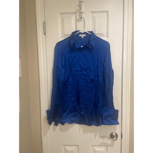 Reiss Hailey Silk Button Down Blouse, A63 | eBay