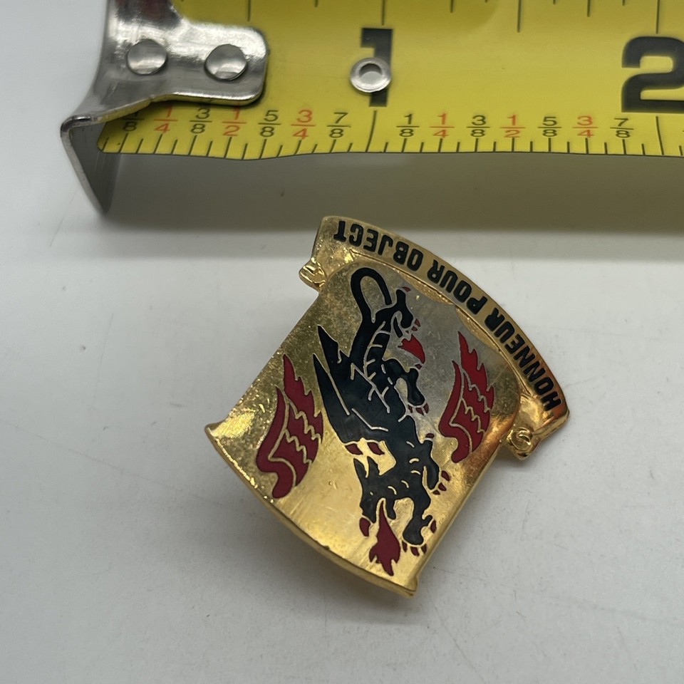 U.S. Military 181st Airborne Anti Aircraft Battalion Crest DUI DI Pin ...