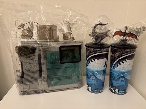 Regal bundle Jurassic World rebirth 2025 popcorn bucket incubator drink ...
