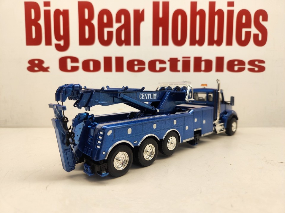 1/50 First Gear 50-3466 Surf Blue Kenworth T880 W/Century 1060 Rotator ...