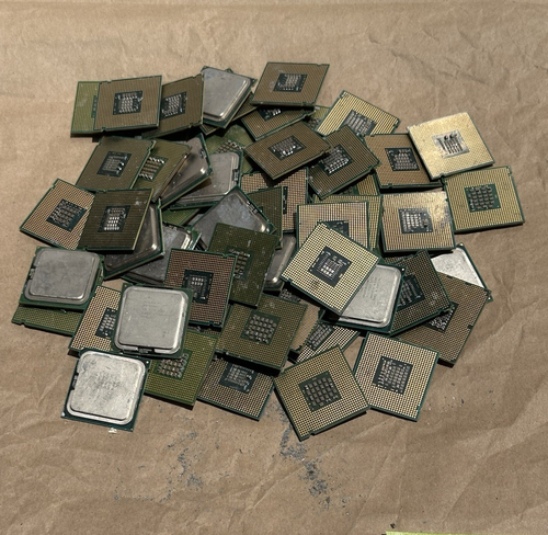 3lbs 4oz Scrap processors Pinless CPU for gold recovery Intel | eBay