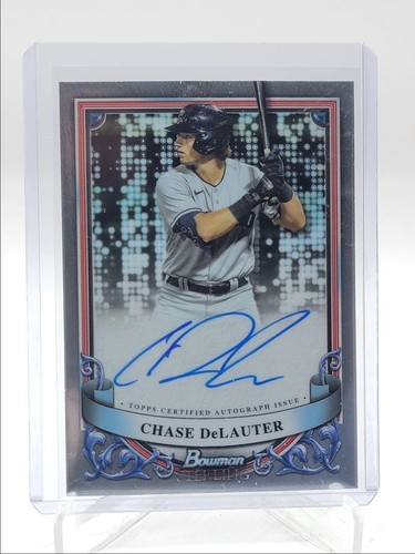 CHASE DELAUTER 2024 BOWMAN STERLING AUTOGRAPH #PA-CDE A AUTO Q0234 | eBay