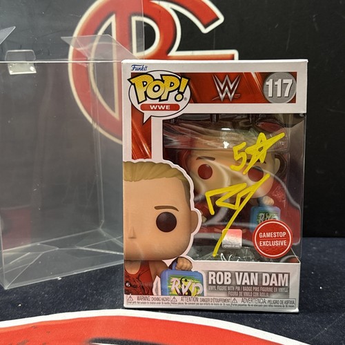Rob Van Dam WWE Signed Autographed Funko Pop Beckett COA Gamestop ...