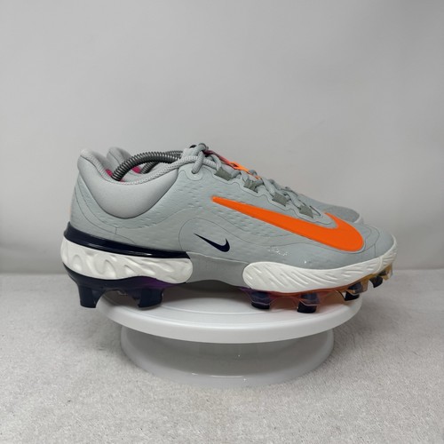 Nike Alpha Huarache Elite 4 Low MCS Grey Baseball Cleats Men’s Sz 10 ...
