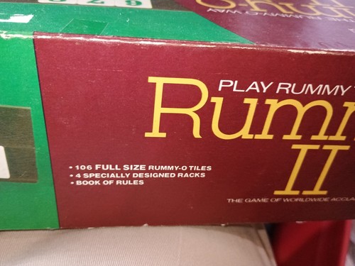 Vintage Rummy-O II by Cardinal Tile Game No. 850 Two Tier Racks 1977 ...