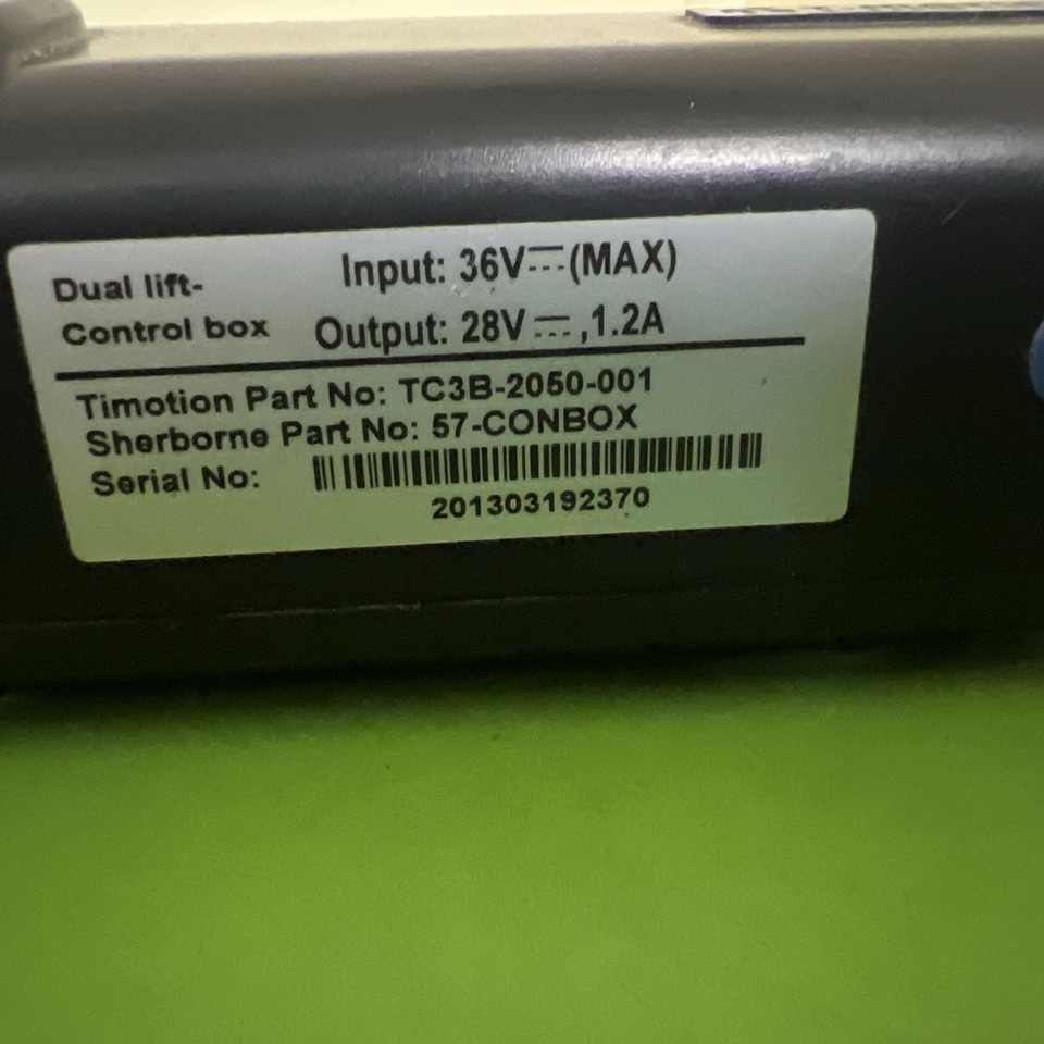 NEW Sherborne 57-Conbox - control BOX TiMotion TC3B-2050-001 Dual Motor ...