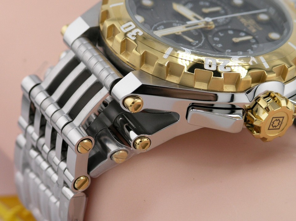 NEW INVICTA EXCURSION 44962 MASTERPIECE SWISS CHRONOGRAPH GUNMETAL ...