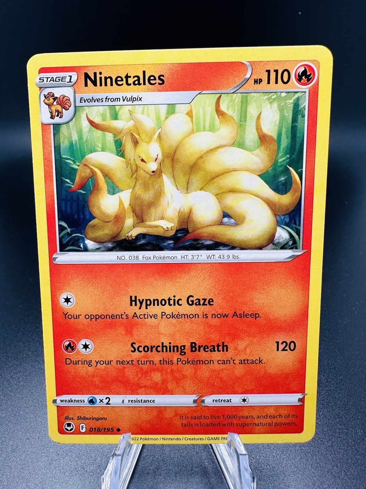 Pokemon TCG - Ninetales 18/195 - Silver Tempest 2022 | eBay