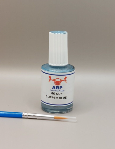 For MG Code GCY CLIPPER BLUE Touch up Paint + Fine Tipped Brush | eBay ...