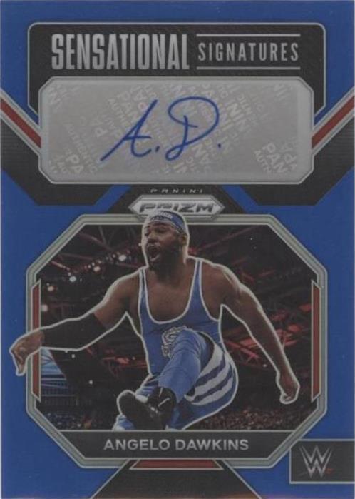 2023 Panini Prizm WWE - Sensational Signatures Angelo Dawkins #SN-AGD ...