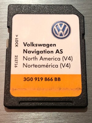 2016 2017 VOLKSWAGEN TIGUAN NAVIGATION SD CARD V4 3G0 919 866 BB ...