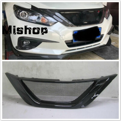 For Nissan Altima Front Grill Gloss Black Bumper Mesh Grille 2016 2017 ...