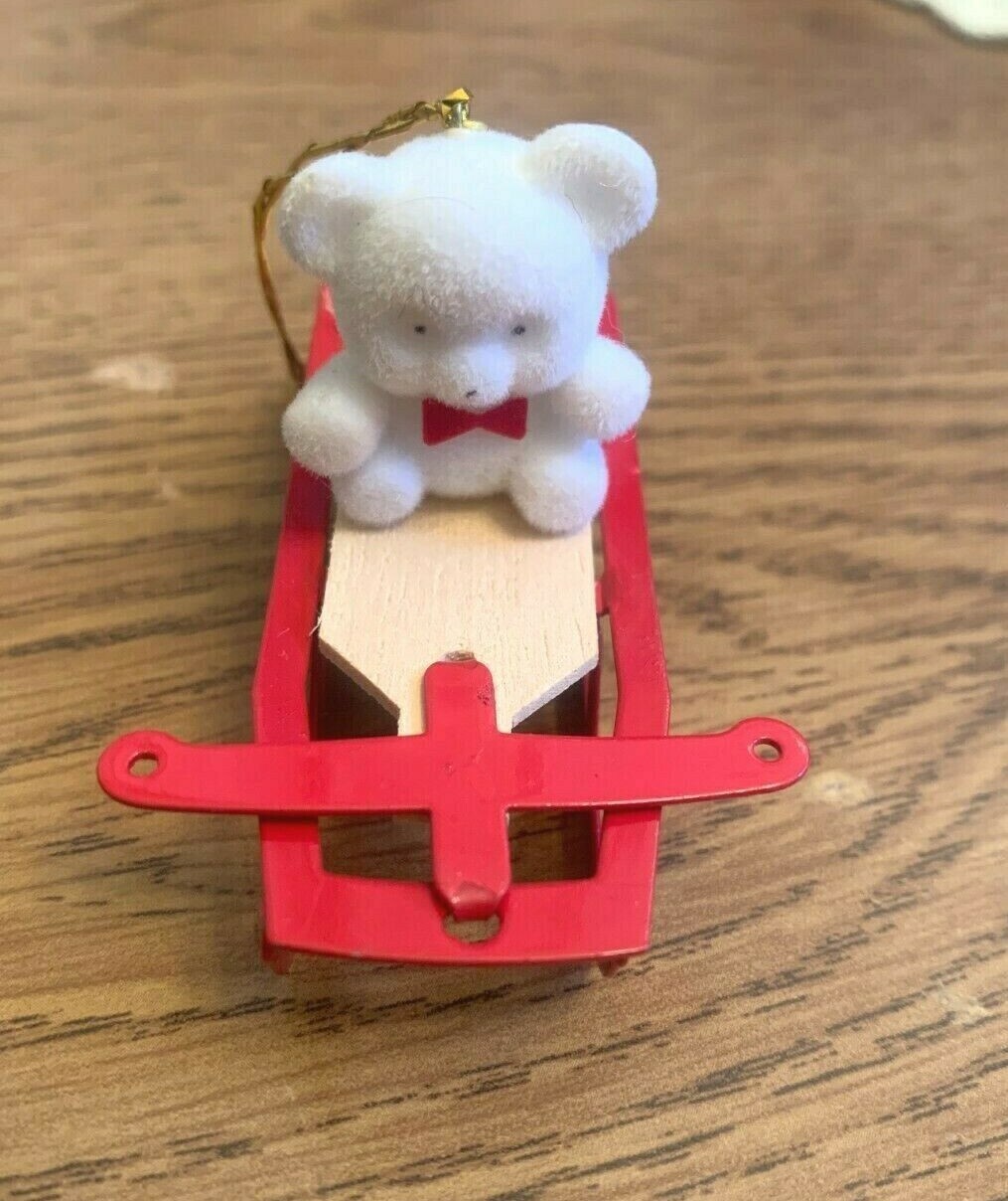 Vintage Avon Teddy Bear Ornament Collection Christmas White Teddy on ...