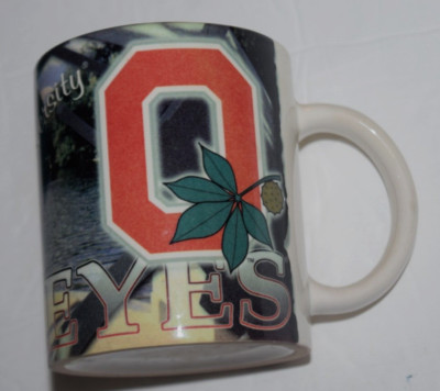 THE OHIO STATE UNIVERSITY, Grey/Red COFFEE MUG, (3" Dia x 3.75" High ...
