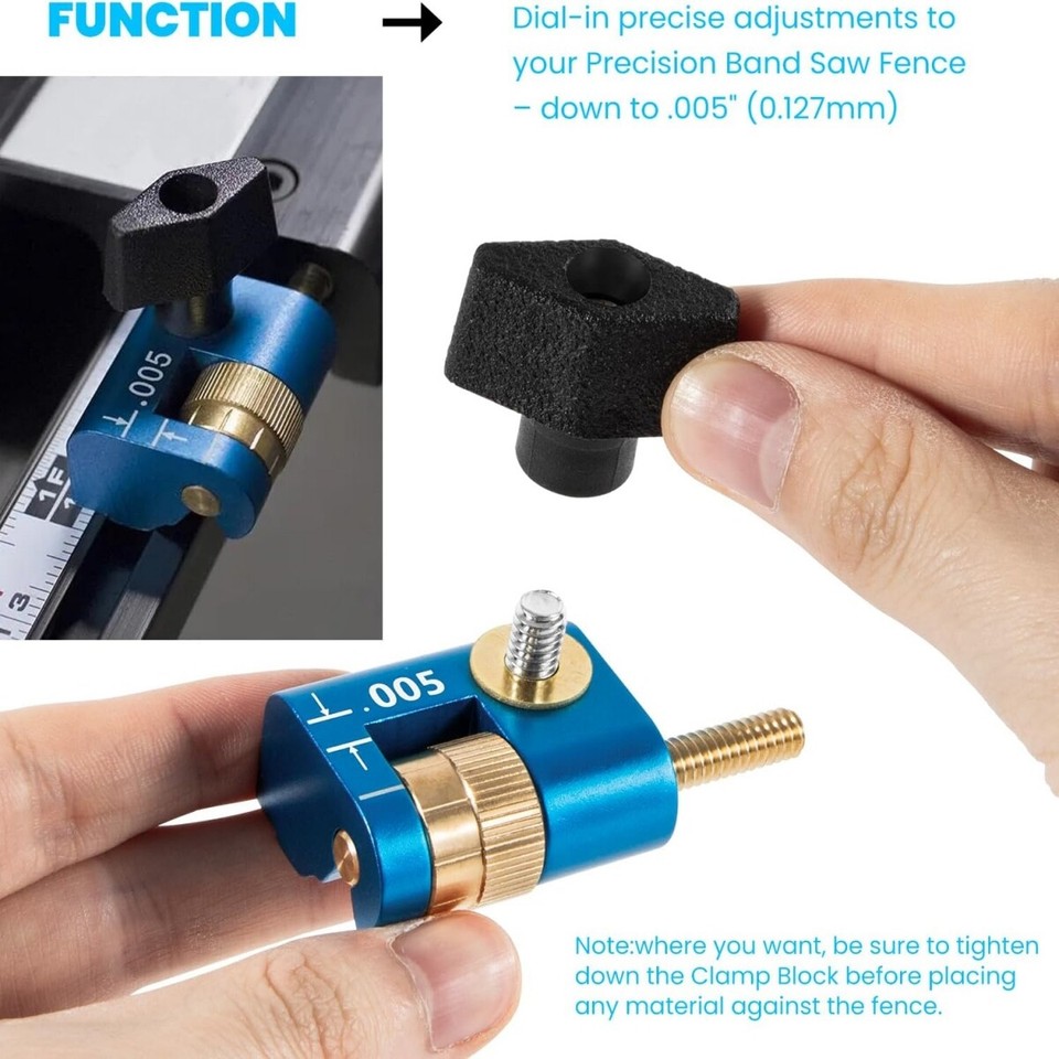 KMS7215 Fine-Tuning Precision Micro Adjuster for Kreg Precision Band Saw Fence | eBay