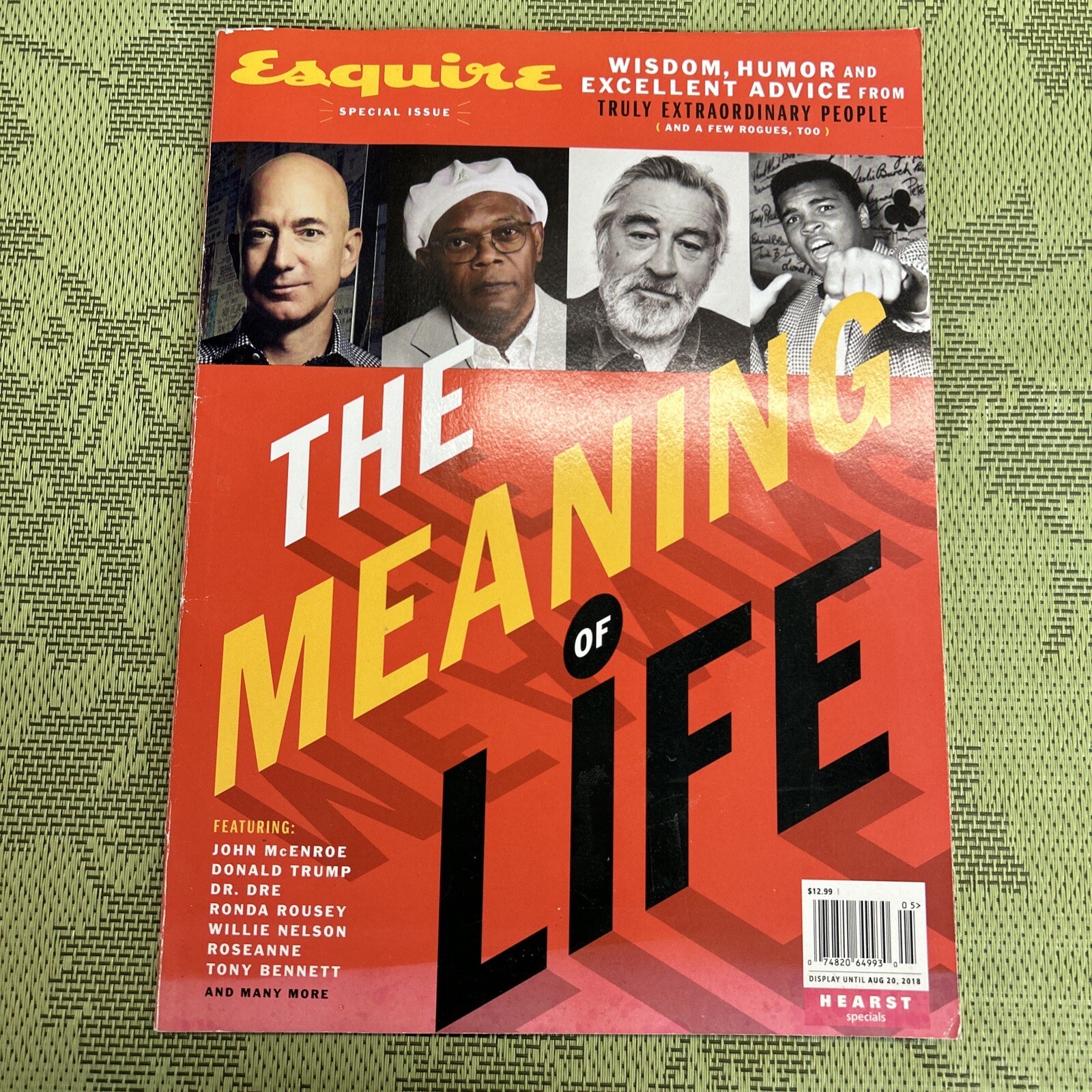ESQUIRE Magazine Aug 2018 The Meaning Of Life | eBay