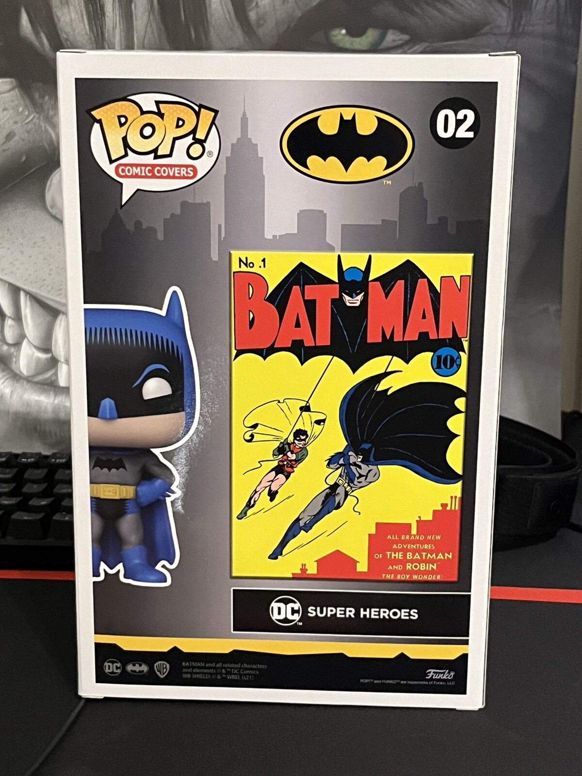 BATMAN Comic #1 Funko POP Comic Covers #02 Vinyl Figure Brand NEW ...
