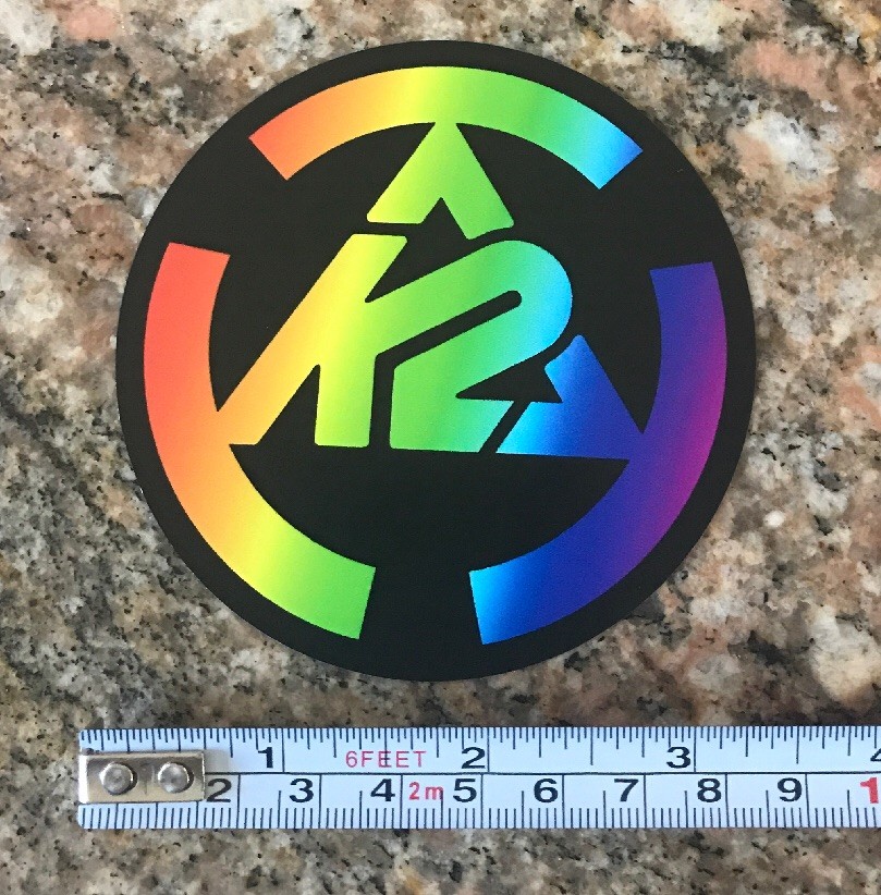 K2 Ski Sticker - Skiing Snowboarding Skis Mountain Sports Gear Aspen ...