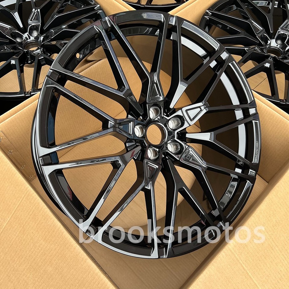 21" FORGED BLACK FULL WHEEL RIMS FIT 2021+ BMW X3M F97 X4M F97 818 21X9 ...