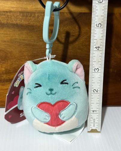 Squishmallow Sigrid The Cat Clip-on Keychain, Plush For Backpacks, 3.5 ...