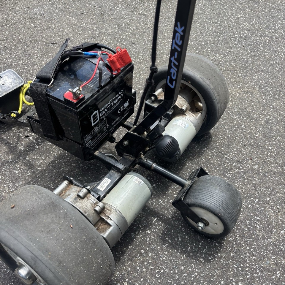 Cart Tek Electric Golf Cart Caddy GRX-1300R With Battery And Charger ...