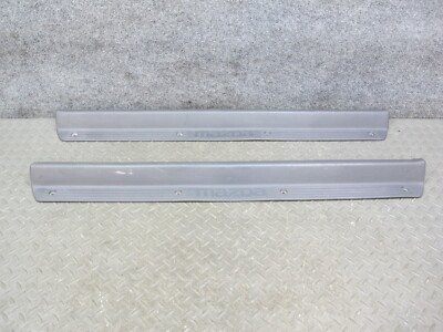 86-88 MAZDA RX7 FC3S SET OF 2 LEFT & RIGHT DOOR SCUFF SILL PLATE TRIM ...