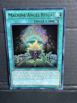 YuGiOh - Machine Angel Ritual - DRL3-EN015 - Ultra Rare - 1st Ed. - NM ...