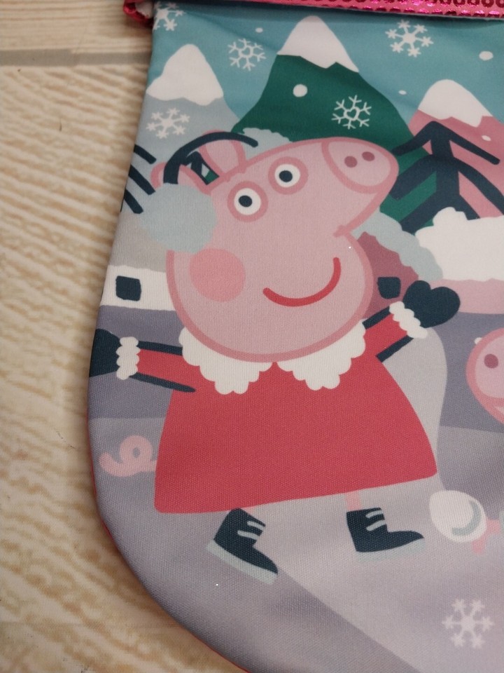 New! "Peppa Pig" Christmas Stocking Cartoon Novelty Kid Winter Holiday ...