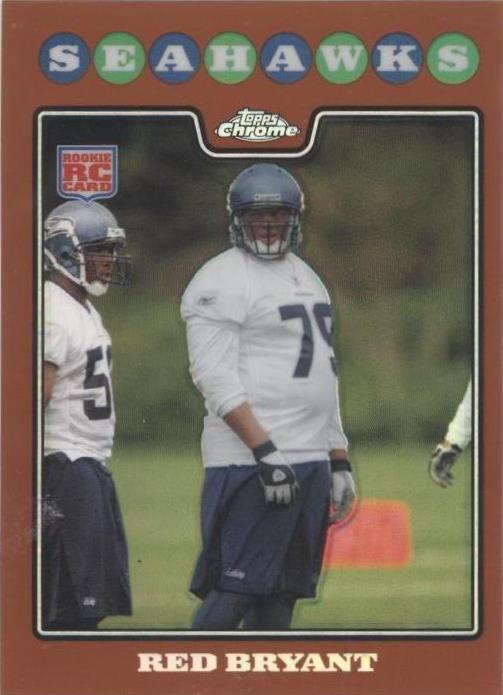 2008 Topps Chrome - Red Bryant #TC234 Copper Refractor /425 (RC) for ...