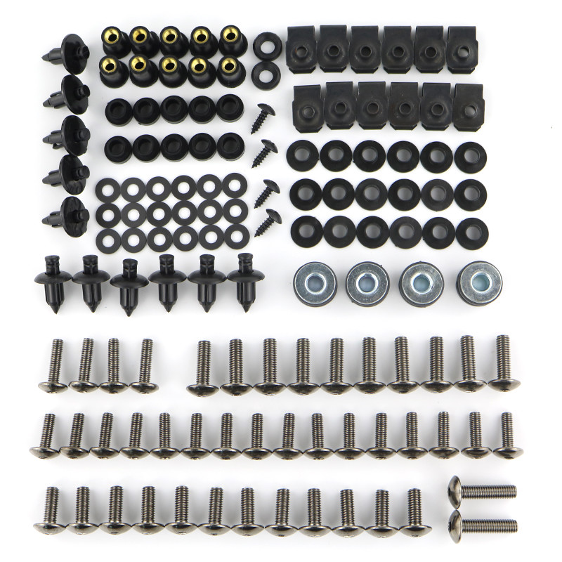 Steel Fairing Screws Body Bolts Kit Nut Fit For Suzuki 2009-2018 SFV650 ...