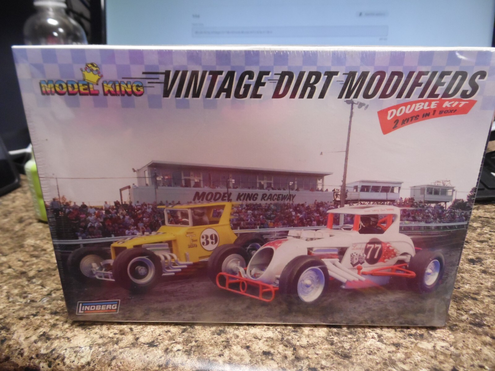 Model King Vintage Dirt Modifieds 1/25 Model Kit 2 Kits in 1 Box NEW ...