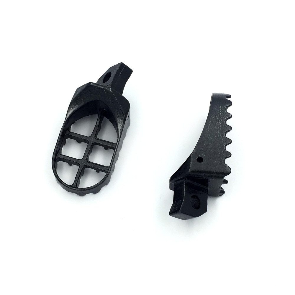GRAY Motocross MX Foot Pegs For Kawasaki KDX200 KDX220R KDX250 KX125 ...