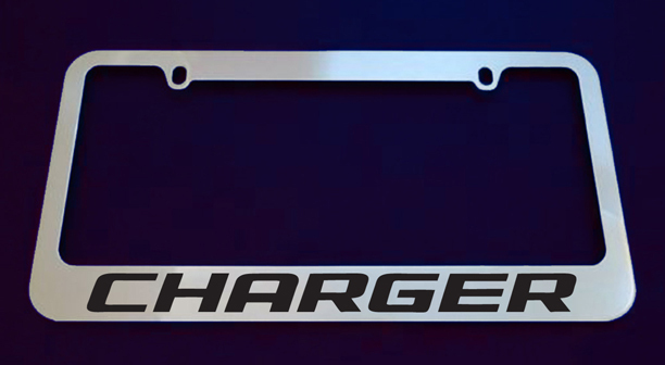 1 DODGE CHARGER LICENSE PLATE FRAME, CUSTOM MADE OF CHROME 1 Frame | eBay