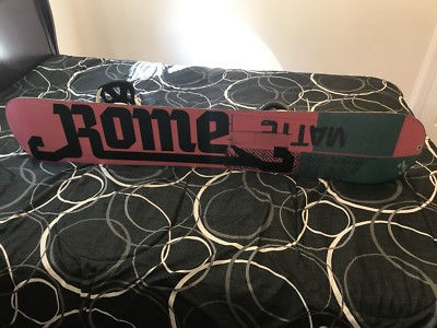 RARE Rome SDS Garage Rocker Snowboard With Burton Binding Boots VTG ...