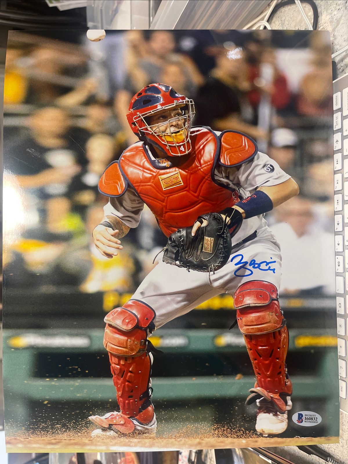 Yadier Molina Autographed Memorabilia | Signed Photo, Jersey ...