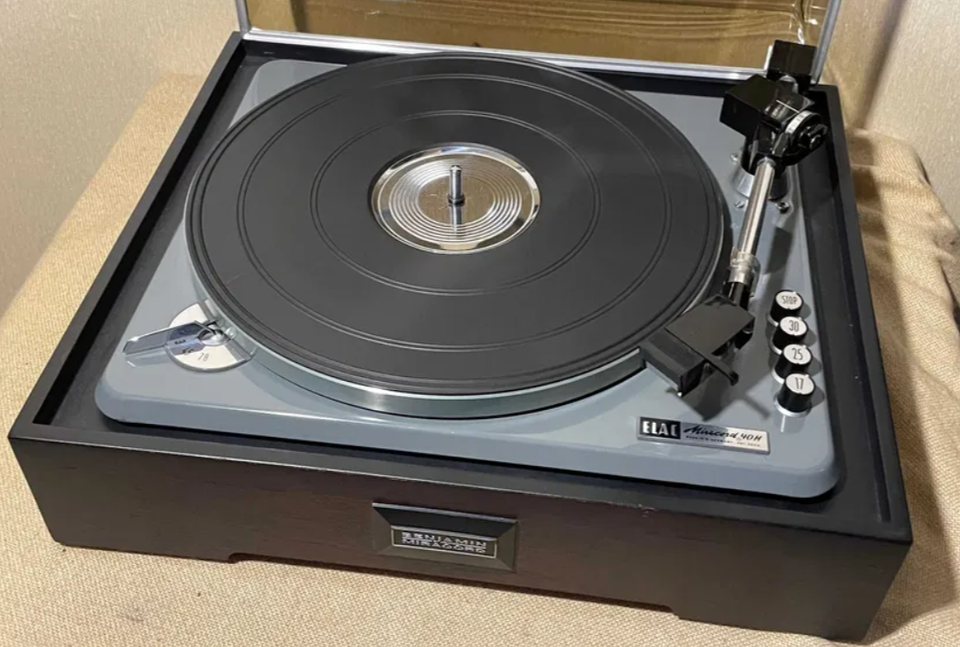 ELAC MIRACORD 40H Rare Vintage Idler Drive Turntable | ADC 740 ...