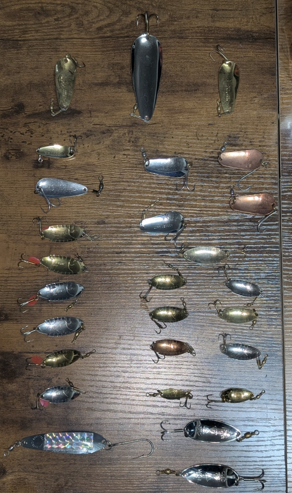 VTG Luhr Jensen Spoons Krocodile Little Cleo Rocket 88 Wee Willy PT ...