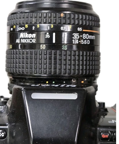 Nikon N8008S AF 35mm SLR Film Camera With Nikon AF Nikkor 35-80mm 1:4-5 ...