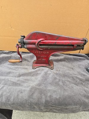 American CS 320 Leather Splitter Cutter Shoe Belt Cobbler Machine Tool ...