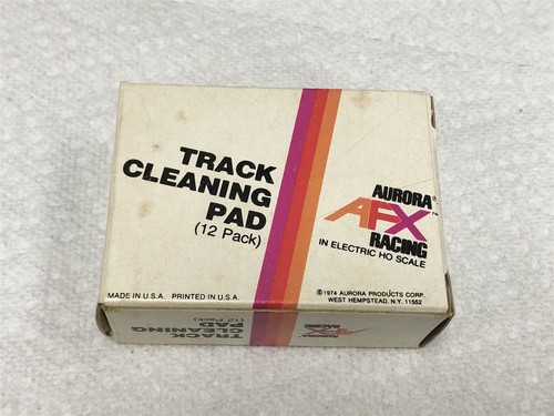 HO SLOT CAR AFX TRACK CLEANING PADS MINT IN THE BOX | eBay