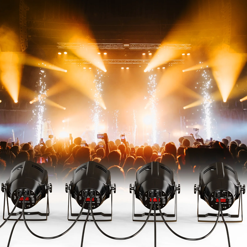 COB LED Par Light Stage Lighting DMX 100W DJ Party Light Audience ...