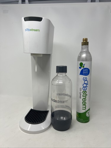 SodaStream Spirit Sparkling G100 Carbonated Drink Machine White + Gas ...