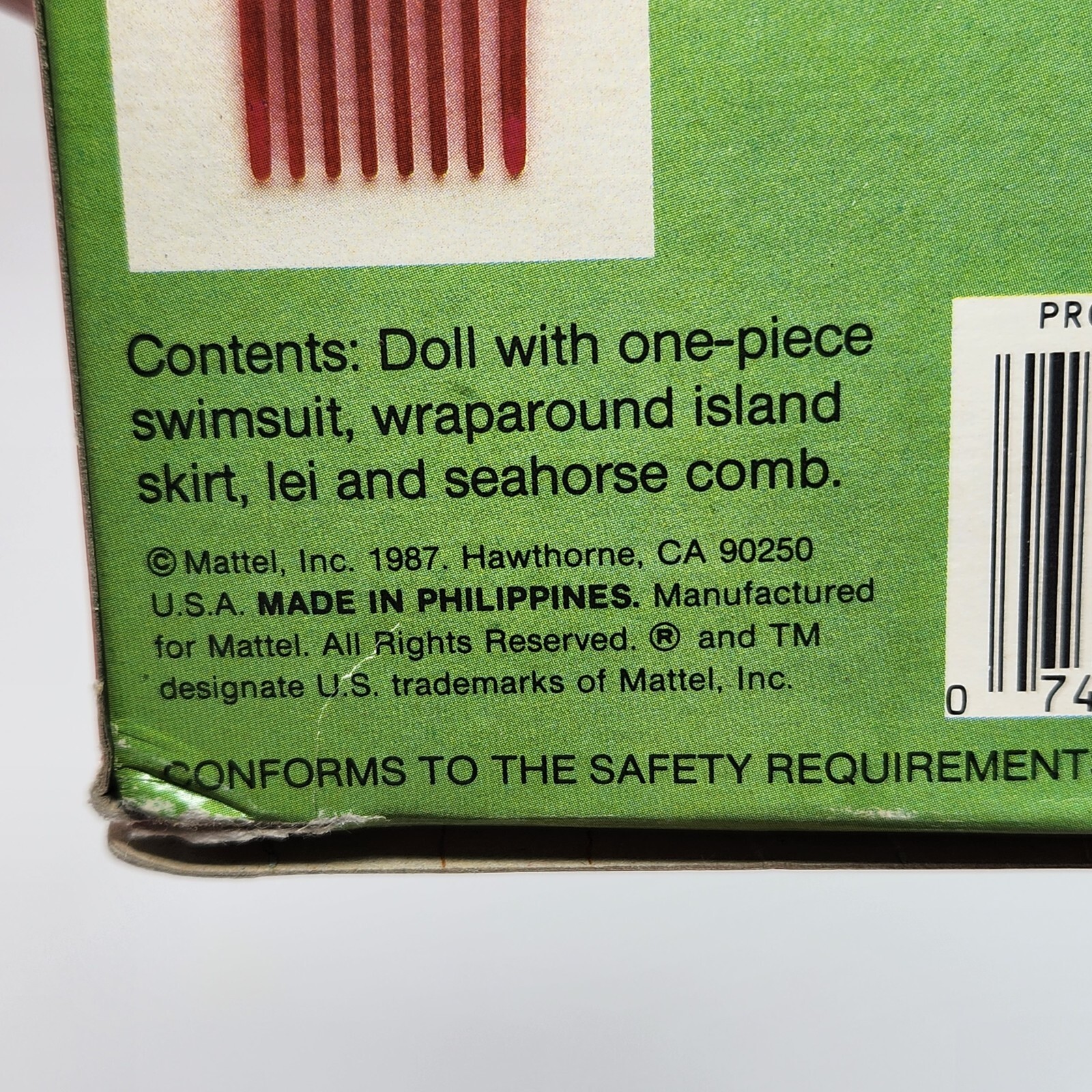 VINTAGE 1987 ISLAND FUN BARBIE DOLL NEW IN ORIGINAL BOX MATTEL # 4061 ...
